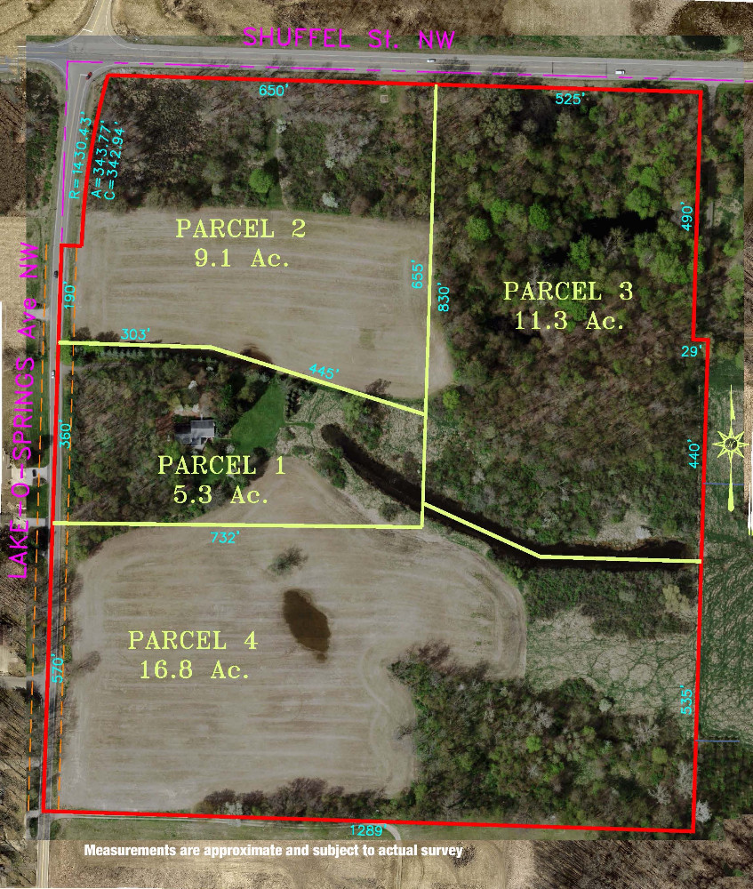 42 Acres Wooded & Open Land - 5-Bedroom Home