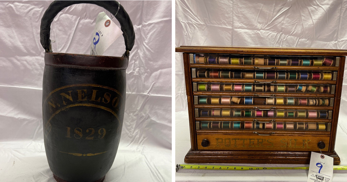 Early Vintage Spool & Thread Cabinets