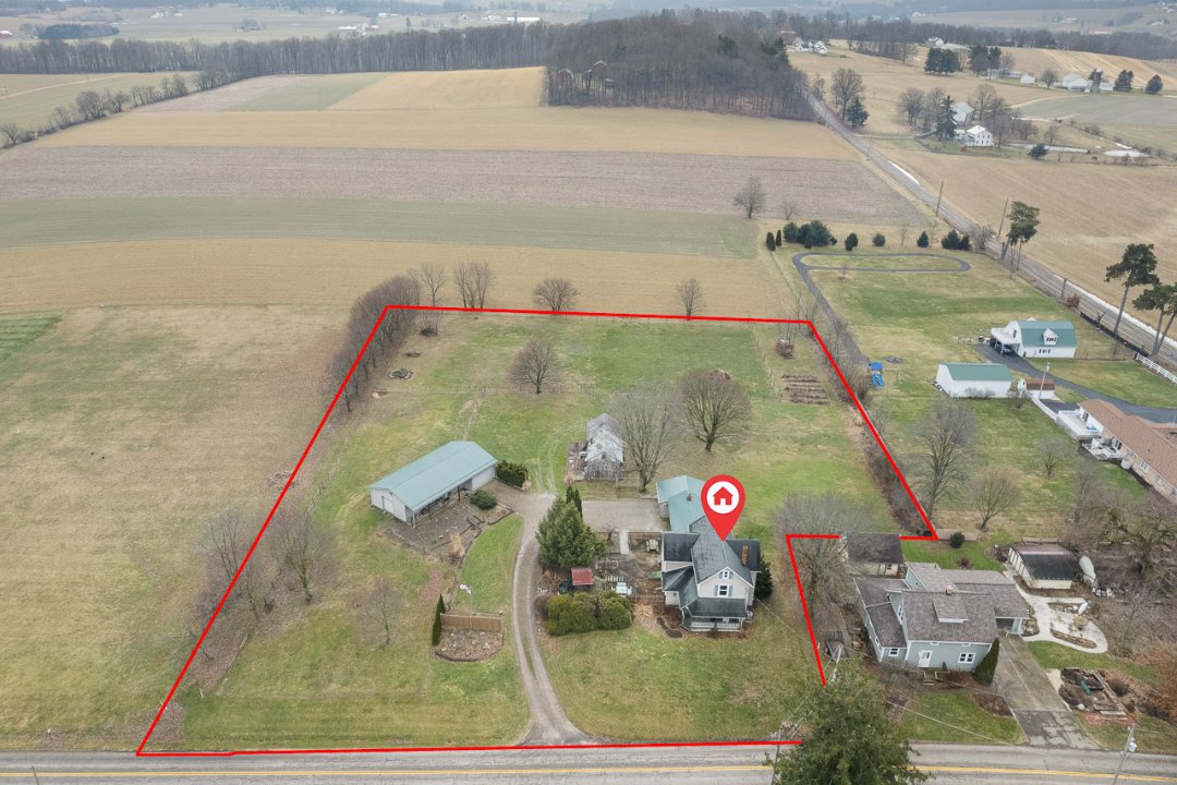 2.67-Acre Mini Farm with Farmhouse and Barn