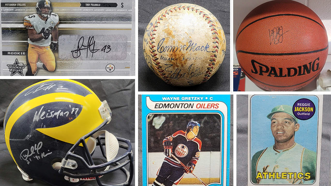 Sports Memorabilia, Cards, And Non-Sports Cards