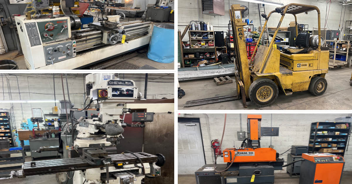 Machine Shop Equipment and Tooling Auction