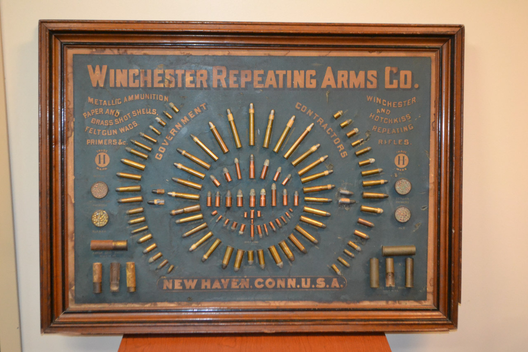 Rare Winchester Bullet Board, Firearms, Ammo Auction