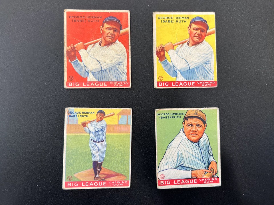 Rare 1930s Baseball Cards | Babe Ruth, Lou Gehrig