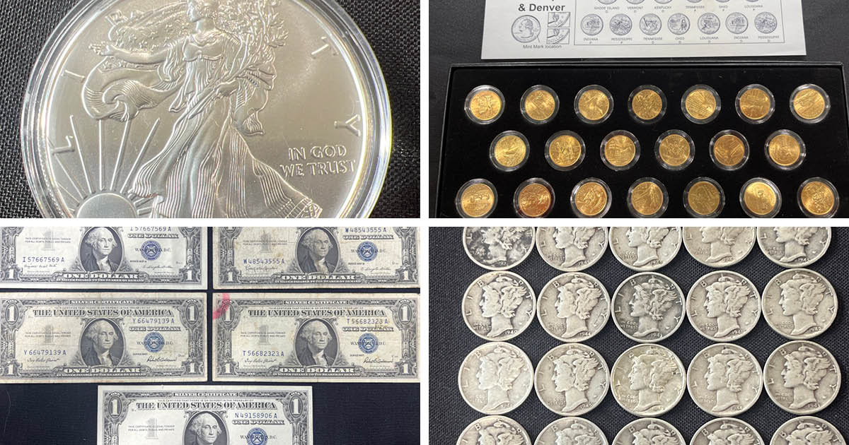 Huge Private Coin Collection Auction - Ends 6/23/2025