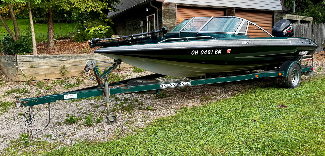 Stratos Bass Boat, Cobalt, JD Mower, Tools, Collectibles