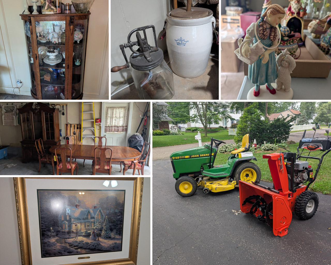 John Deere, Maytag, Antiques, Collectibles & More