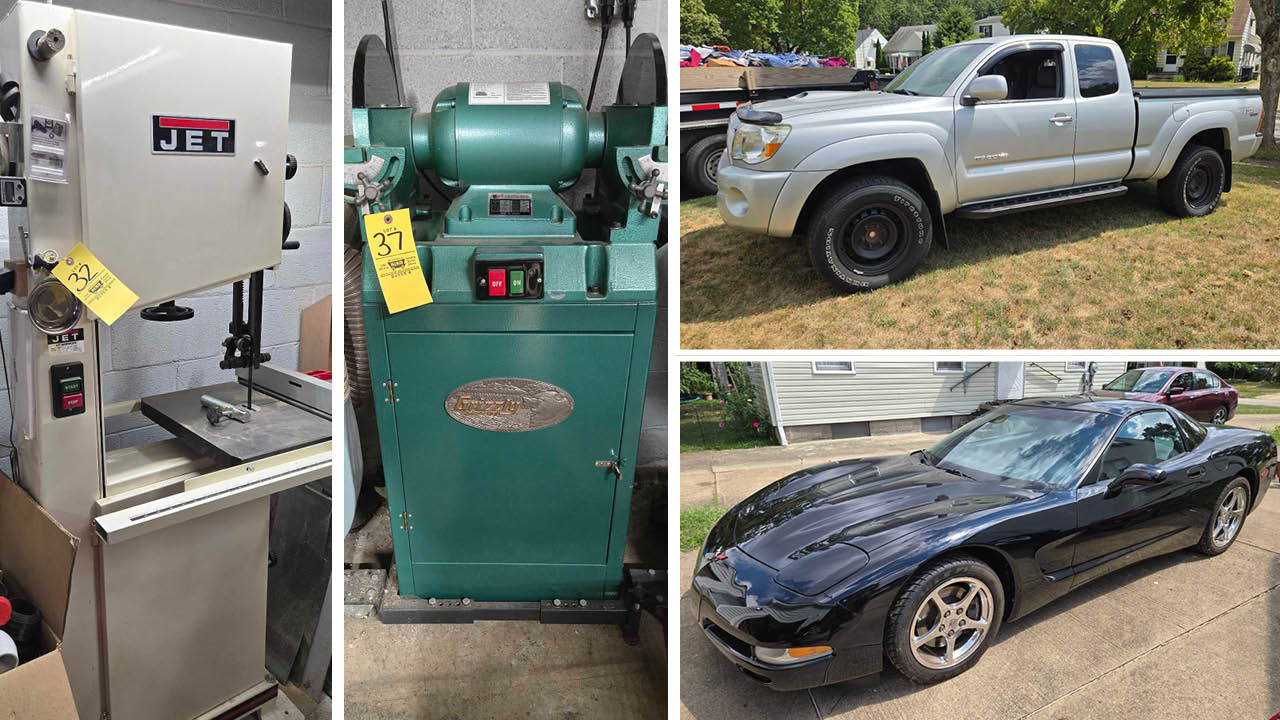 Corvette, Tacoma, Woodworking Tools, Power Tools & More