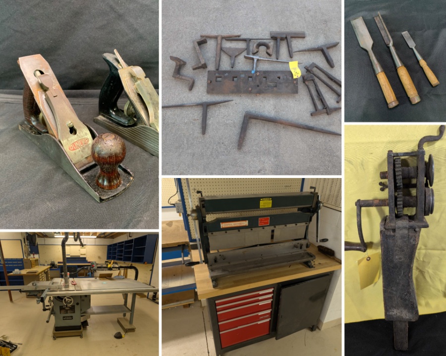 Antique & Modern Tools: Stanley, Delta, Tin Smithing