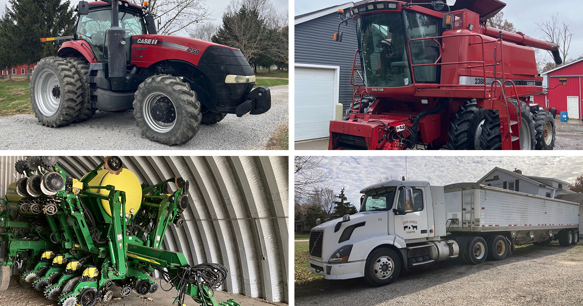 Lynn Farms LLC Farm Equipment: Case IH, JD, Tillage, Bins