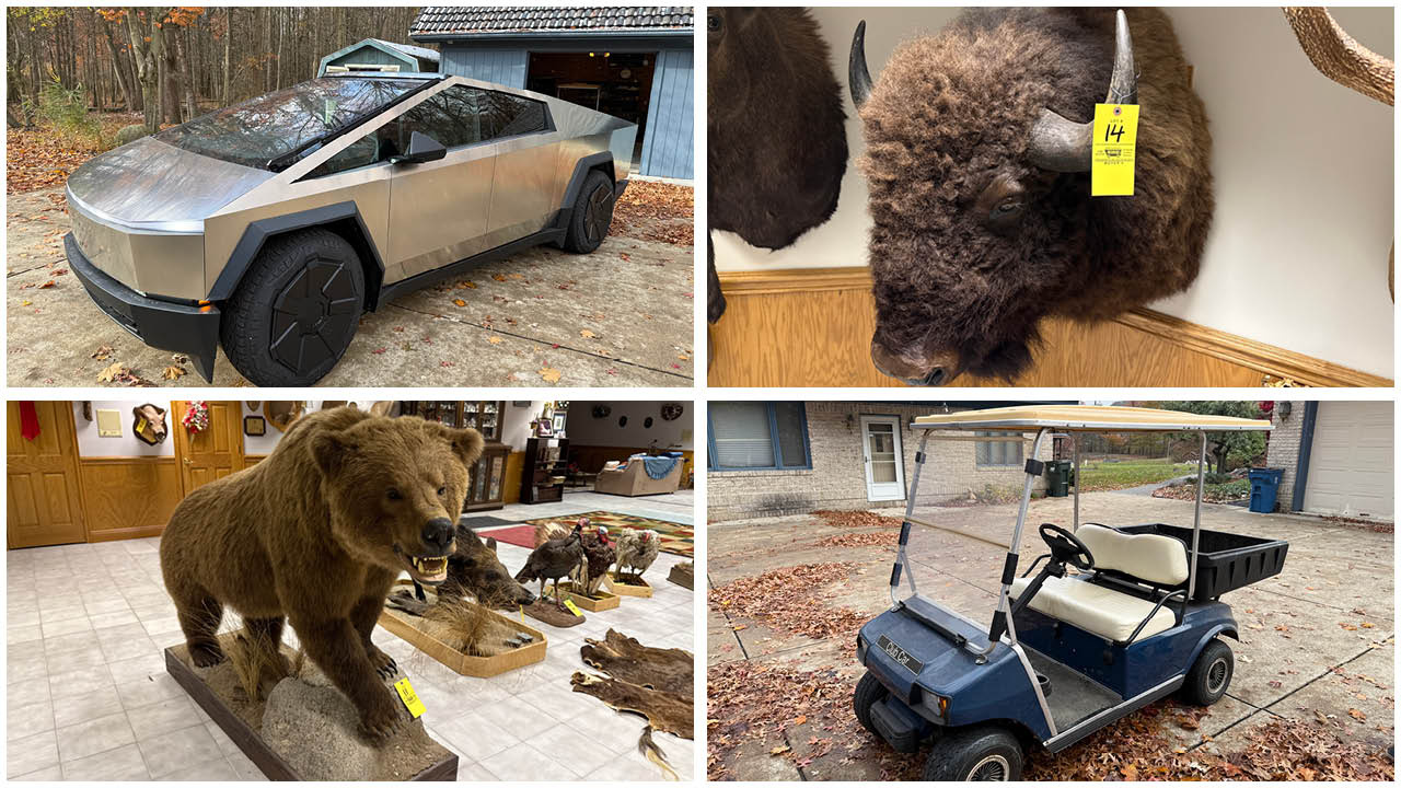 2024 Tesla Cyberbeast, Trophy Mounts, Mowers & Furnishings