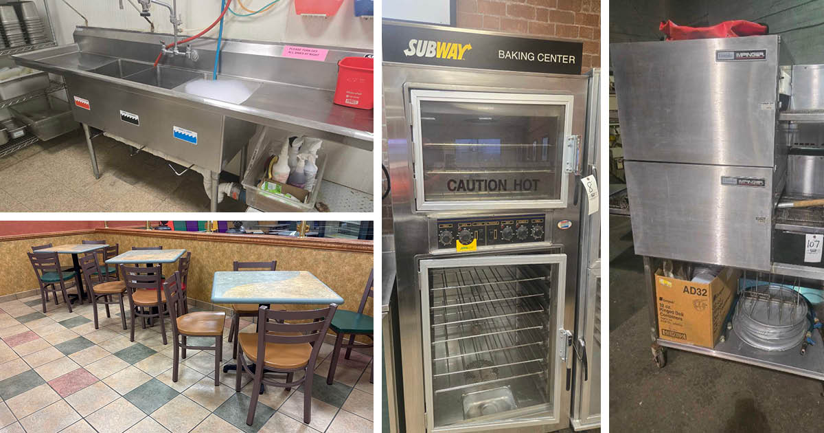 Subway Restaurant Equipment, Walk-In Cooler & Freezer, Nu-Vu Commercial ...